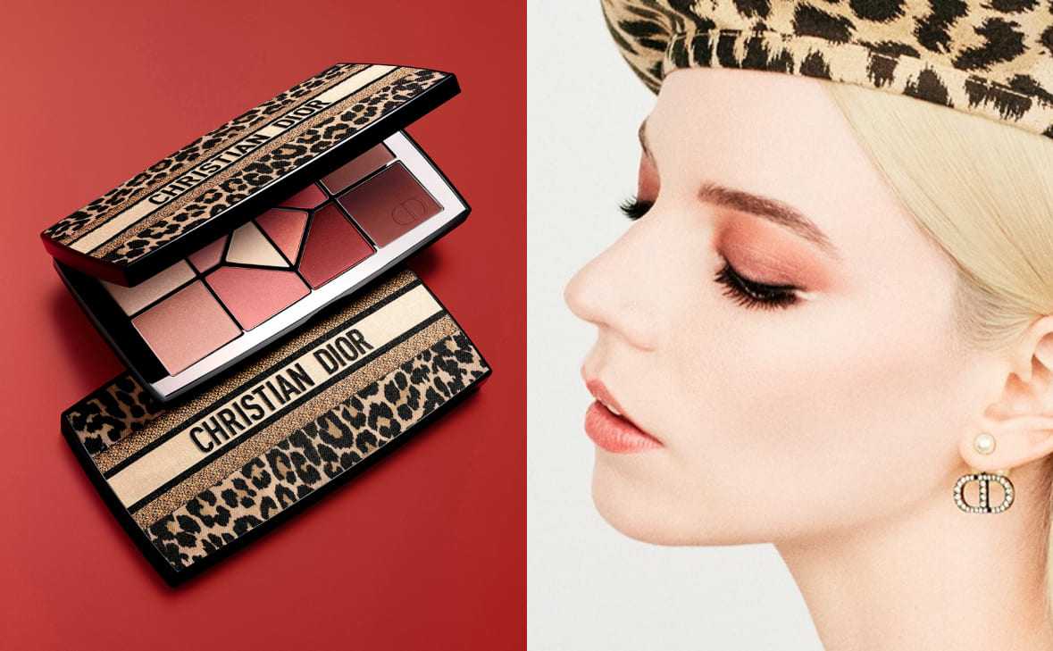 2023 Dior老花新對手！「豹紋限量彩妝系列」性感登台，10色玫瑰眼影盤首度曝光 | Bella.tw儂儂